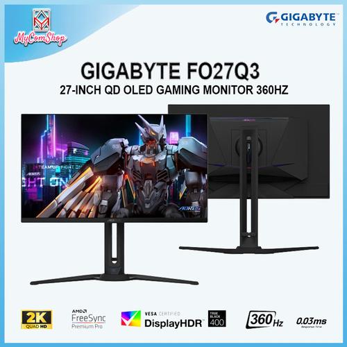 Jual GIGABYTE FO27Q3 GAMING MONITOR 2K OLED 360HZ 0.03MS AMD FREESYNC ...