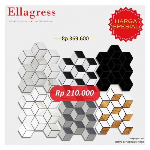 Jual PROMO Ellagress Mosaik Keramik Kubus 3d (HARGA PERDUS) - HT SP ...