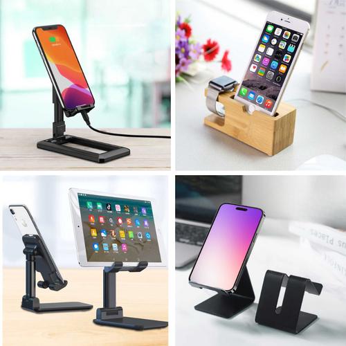 Jual Stand Hp dan Tablet di Meja Holder Phone Dudukan dari Kayu dan ...