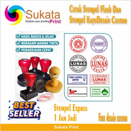 Jual Stempel Custom Otomatis / Stampel Stempel Kayu / Stempel Lunas ...