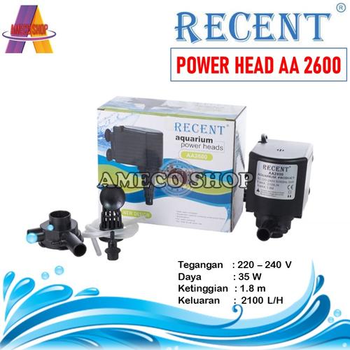 Jual RECENT Power Head Pompa Air Celup Aquarium AA 2600 - Kota Surabaya ...