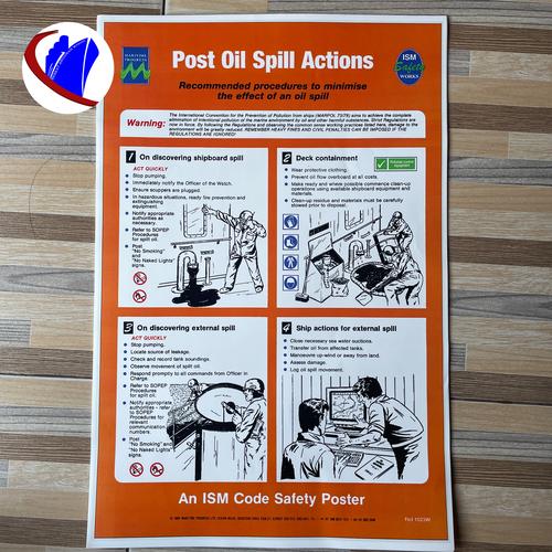 Jual Safety Poster Post Oil Spill Action Impa 331523 - Kab. Bekasi ...