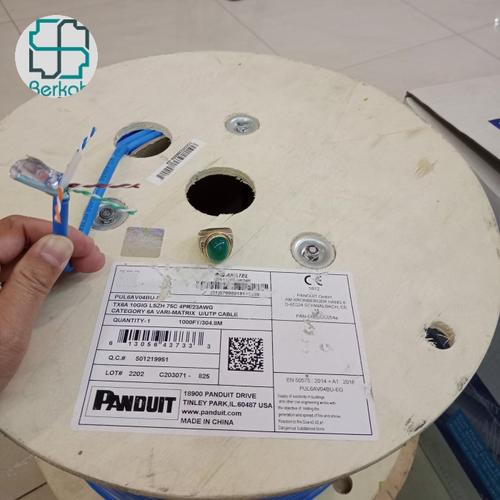 Jual Kabel Panduit TX6A /Cat6A 10GIG LSZH 75C 4PR/23Awg PUL6AV04BU-EG. - Jakarta Pusat ...