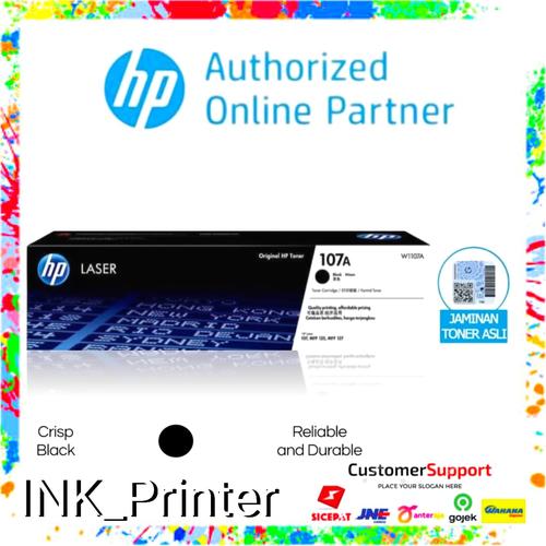 Jual Toner HP w1107A Black Original - Tinta HP Laserjet 107A 107W ...