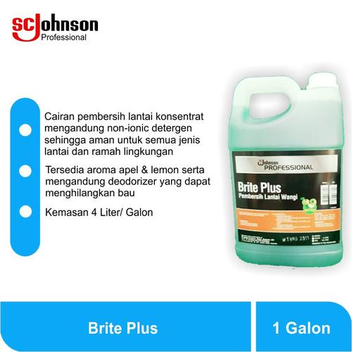 Jual SC Johnson - Brite Plus (Cairan Pembersih & Pengharum Lantai) 4 ...