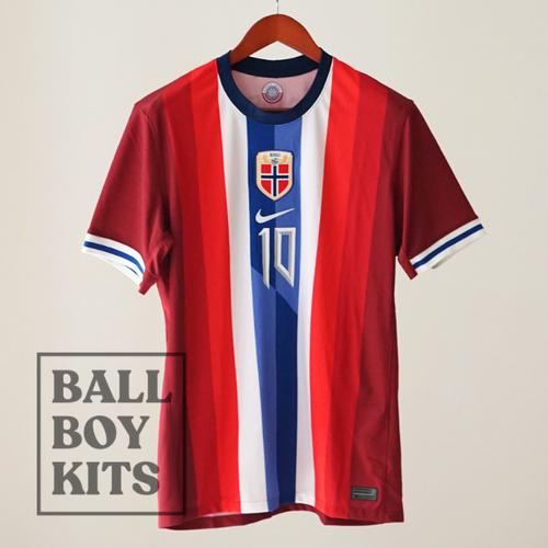 Jual Original Norway 2024-25 Home Kit Stadium Jersey - ADD NAMESET, M ...