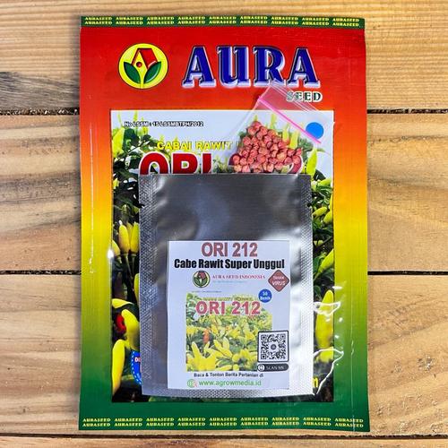 Jual Benih Cabe / Cabai Rawit ORI 212 Repack Isi 50 Butir AURA SEED Bibit Biji Unggul Tahan ...
