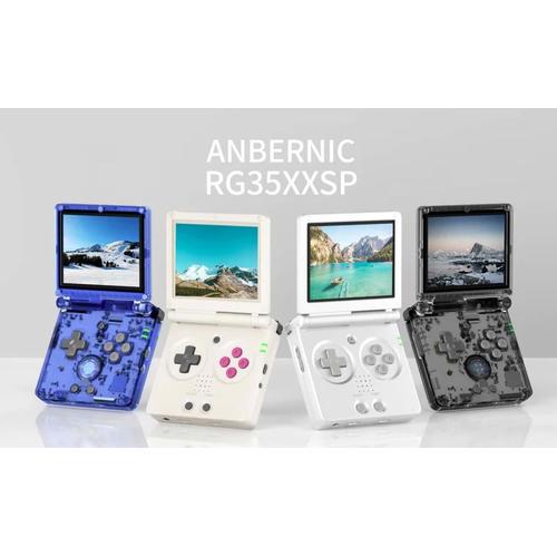 Jual ANBERNIC RG35XXSP Flip Handheld Portable Retro Video Game Console ...