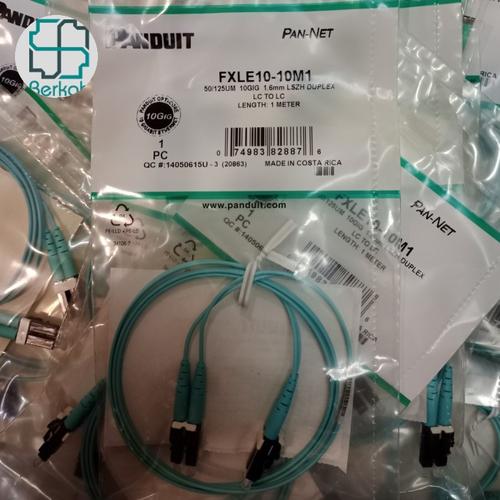 Jual Panduit FO patch Cord LC-LC 1 METER MM OM3 50/125UM Duplex Fiber ...