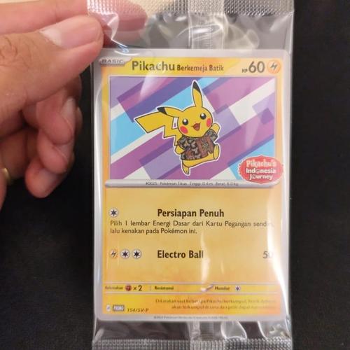 Jual POKEMON TCG PIKACHU BERKEMEJA BATIK MOTIF XATU INDONESIA JOURNEY LIMITED - Kab. Bogor ...