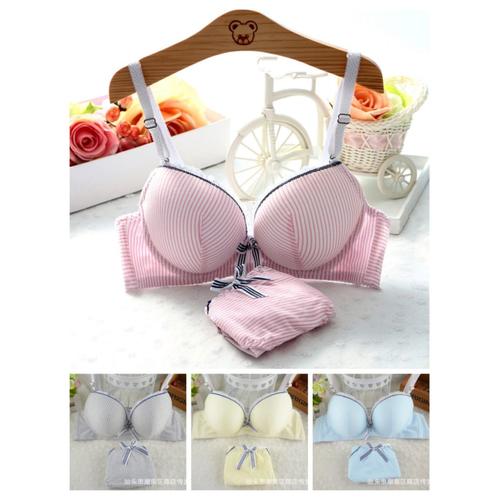 Jual ADA NODA !! BRA SET GARIS KECIL BUSA & TANPA KAWAT - BS 6833 VKN ...