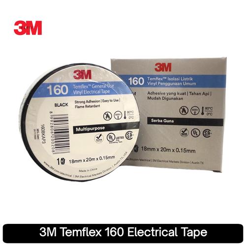 Jual 3M Temflex 160 Electrical Tape / 3M Isolasi Listrik Temflex 160 ...