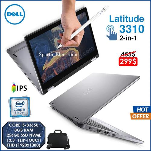 Jual LAPTOP TERBARU 2 IN 1 DELL LATITUDE 3310 CORE i5-8265U RAM 8GB SSD ...