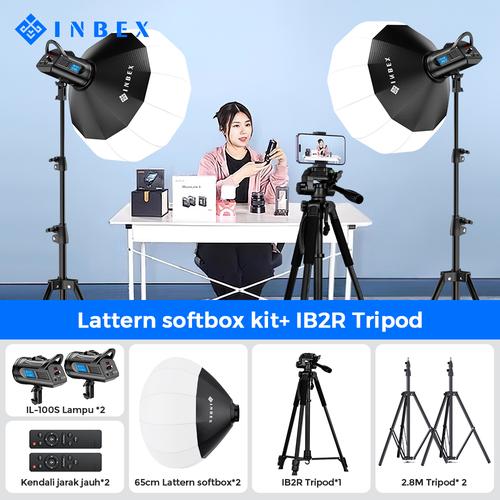 Promo INBEX IL-100S Foto Lighting Studio Softbox Lampu Fotografi ...