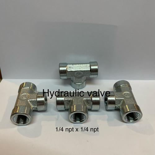 Jual Tee shock / tee female hidrolik 1/4 npt x 1/4 npt. Tee shock ...