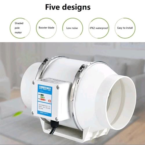 Jual Blower Dapur Penghisap Asap Dapur 4" 6" 8" 220V Blower Hisap ...