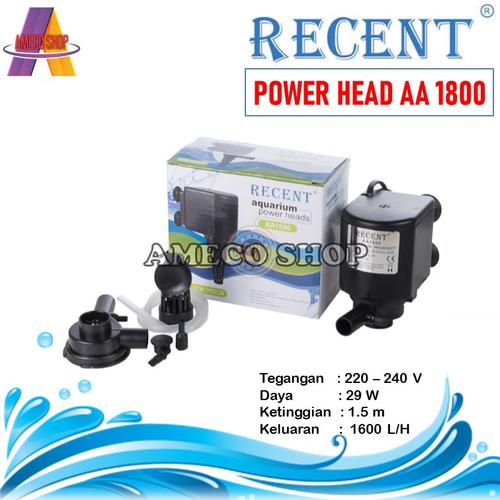 Jual RECENT Power Head Pompa Air Celup Aquarium AA 1800 - Kota Surabaya ...