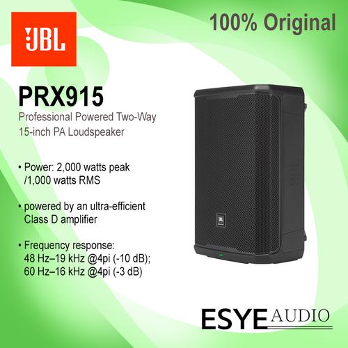 Promo JBL PRX 915 Professional Powered Two-Way 15-inch PA Loudspeaker ...