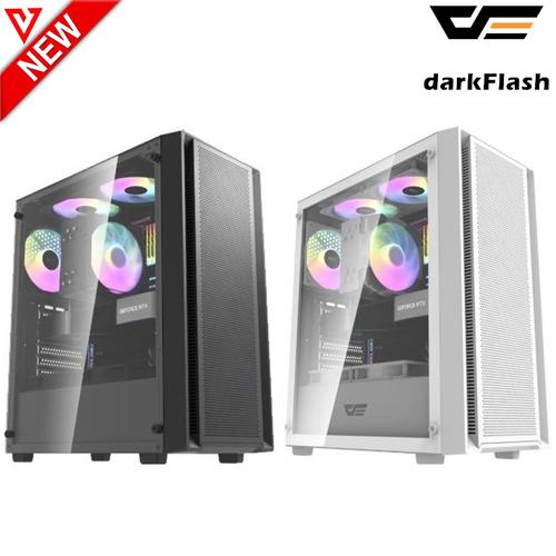 Jual Casing DARKFLASH DK353 BLACK + 4 FAN ARGB - ATX GAMING CASE ...