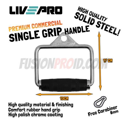 Promo Single Grip Handle Bar Besi Cable Attachment Alat Fitness Gym ...