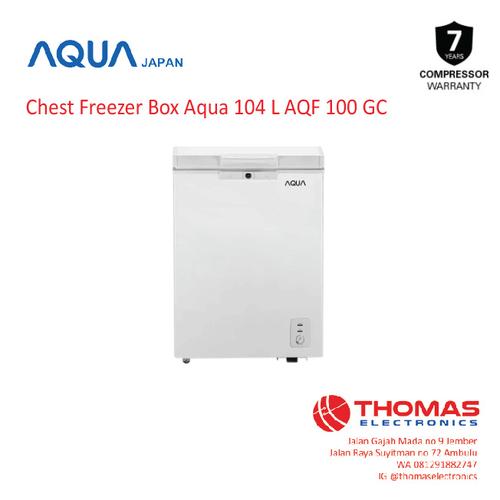 Jual Chest Freezer Box Aqua 104 L AQF 100GC 100 GC Cold Chain Garansi ...