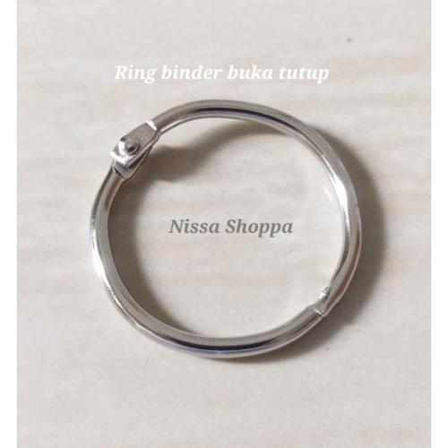 Jual Ring buka tutup / ring binder / binder / ukuran lengkap isi 25 pcs ...