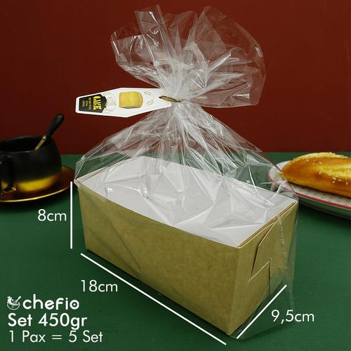 Jual Loyang Kertas Paper Kraft Set Chiffon Loaf Kemasan Roti Bolu ...