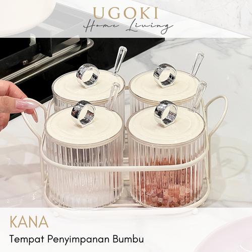 Promo |UGOKI| KANA Tempat Salt Pepper Serbaguna Wadah Bumbu Dapur ...
