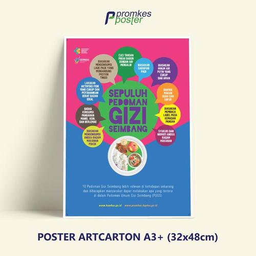 Jual Poster Kesehatan Sepuluh Pedoman Gizi Seimbang - Jakarta Pusat ...