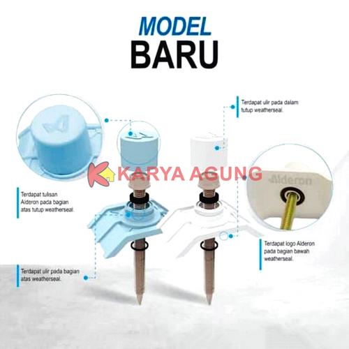 Jual Baut Roofing ALDERON Weather Seal 830 / 860 / Sekrup Skrup Penutup ...