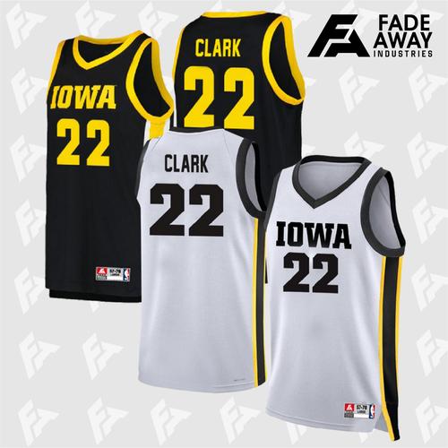 Promo JERSEY BASKET WNBA CAITLIN CLARK #22 IOWA HITAM - PUTIH - Hitam ...