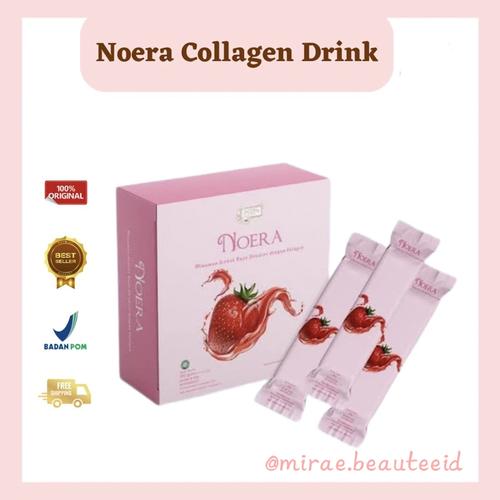 Jual NOERA Collagen Drink Rasa Strawberry New Formulasi isi 15 Sachet ...