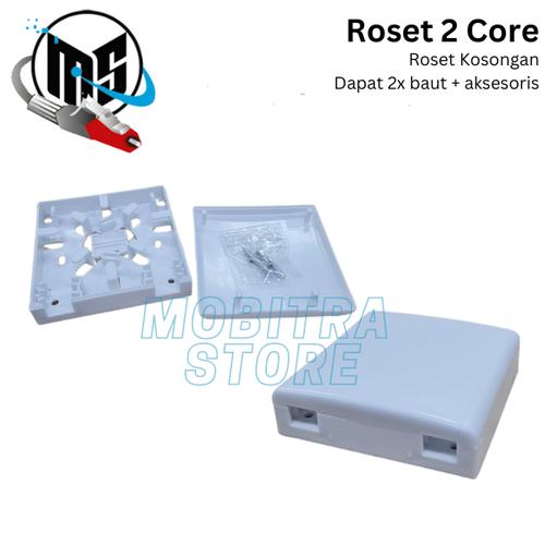 Jual Roset Fiber Optic 2 Core kosongan|Roset FO 2 Core - KOSONGAN ...