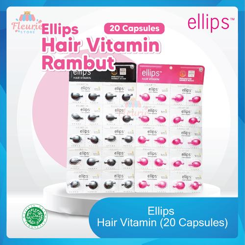 Jual ELLIPS Hair Vitamin Rambut (20 Capsules) Original BPOM - 20 ...