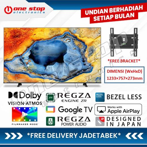 Promo TOSHIBA 55C350NP / 55 C350 NP Smart 4K UHD Google TV w/ Dolby Vision-Atmos 55 Inch Cicil 0 ...