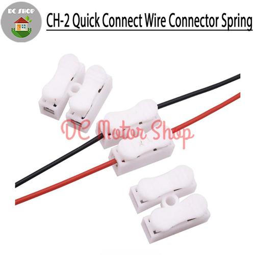 Jual CH2 Quick Connector 2 Wire Spring Terminal Sambungan Kabel Listrik ...
