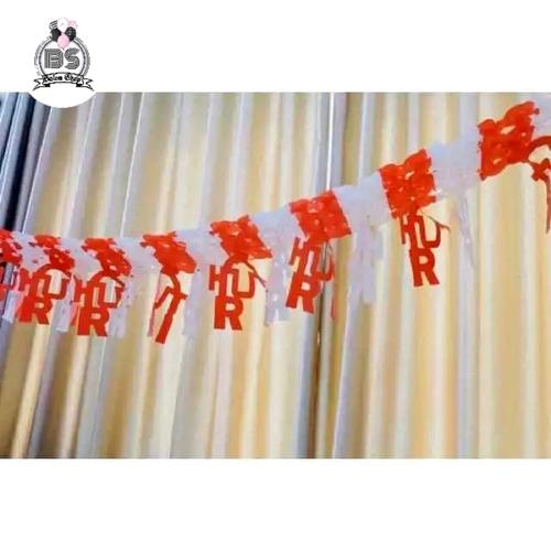 Jual HIASAN TARIK HUT RI / TARIKAN MERAH PUTIH DIRGAHAYU RI / GARLAND ...