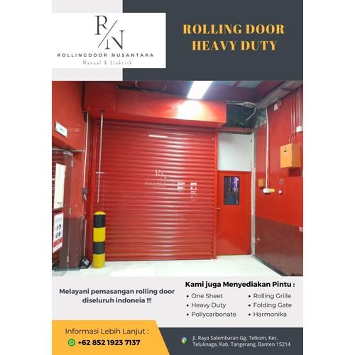 Jual Rolling door pintu besi heavy duty elektrik pintu besi industri - Jakarta Utara ...