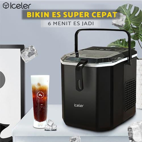 Promo Mesin es Iceler 6 menit keluar es 12kg per hari ice maker - Putih ...