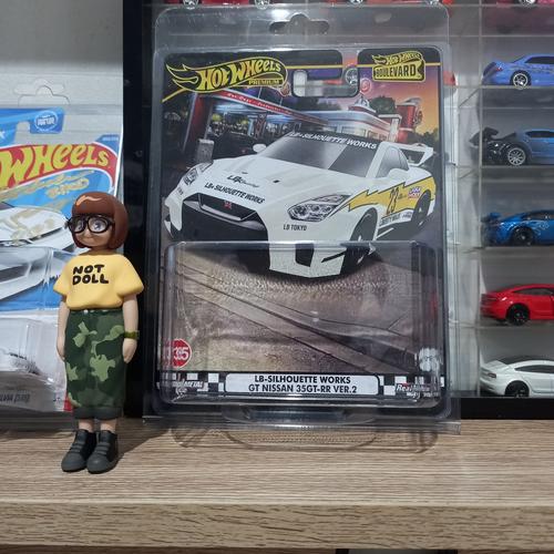 Jual Custom Card Nissan GTR R35 LBWK Team Transport Hot Wheels Premium ...