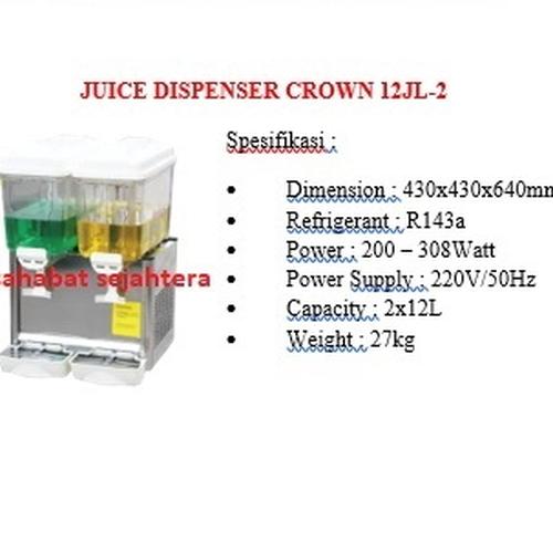 Jual Juice Dispenser CROWN HORECA 12JL 2 Dispenser jus - Jakarta Timur ...