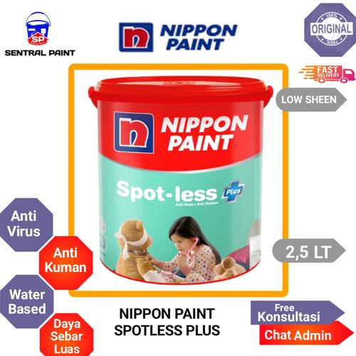 Jual Nippon Spotless Plus Cat Anti Noda Tinting ( Bisa Request Warna ...