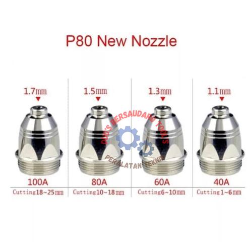 Jual Nozzle Tip Plasma P80 / P-80 Mata Plasma P-80 P80 for Cut 70 - Cut ...