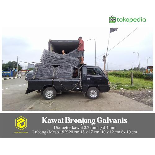 Jual kawat bronjong galvanis 2 x 1 x 0,5 m - Kab. Bogor - pondasiutama ...
