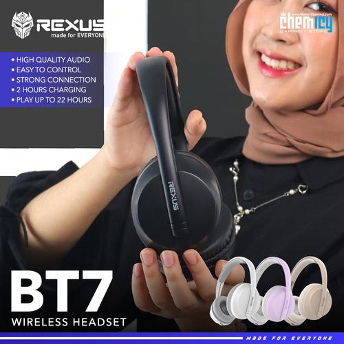 Promo Rexus BT7 / BT-7 Wireless Bluetooth Gaming Headset - Black - Jakarta Pusat - Chemicy ...