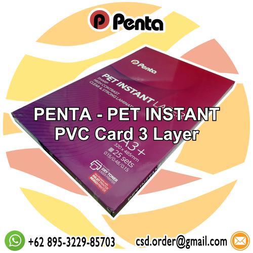 Jual PENTA PET Instant PVC Card Print Laser A3+ ID Card 3 Layers Repack ...