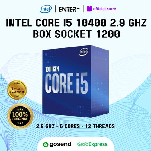 Jual Processor Intel core i5 10400 2.9 GHz BOX Socket 1200 - 10400F ...