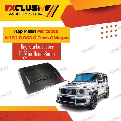 Jual KAP MESIN MERCEDES G CLASS G WAGON W464 G350 G400 G500 G63 UPGRADE ...
