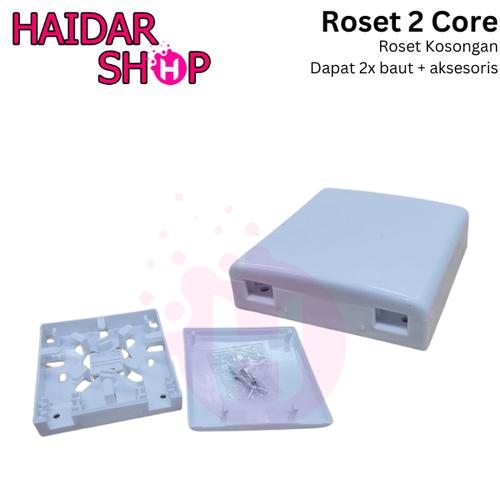 Jual Fiber Optic 2 Core Roset Kosongan|Roset FO 2 Core|FTTH Roset ...