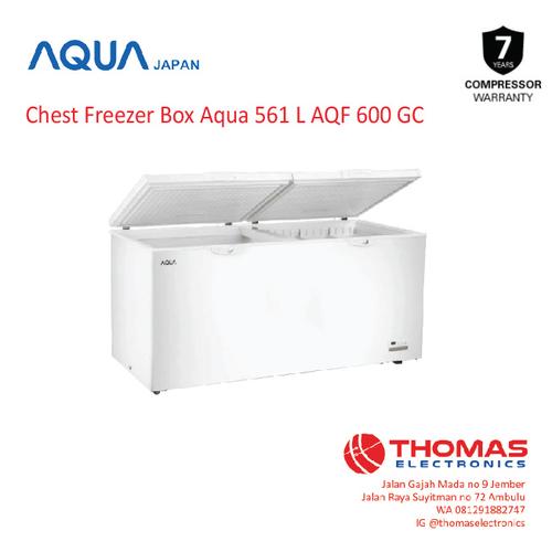 Jual Chest Freezer Box Aqua 561 L AQF 600GC 600 GC Cold Chain Garansi ...